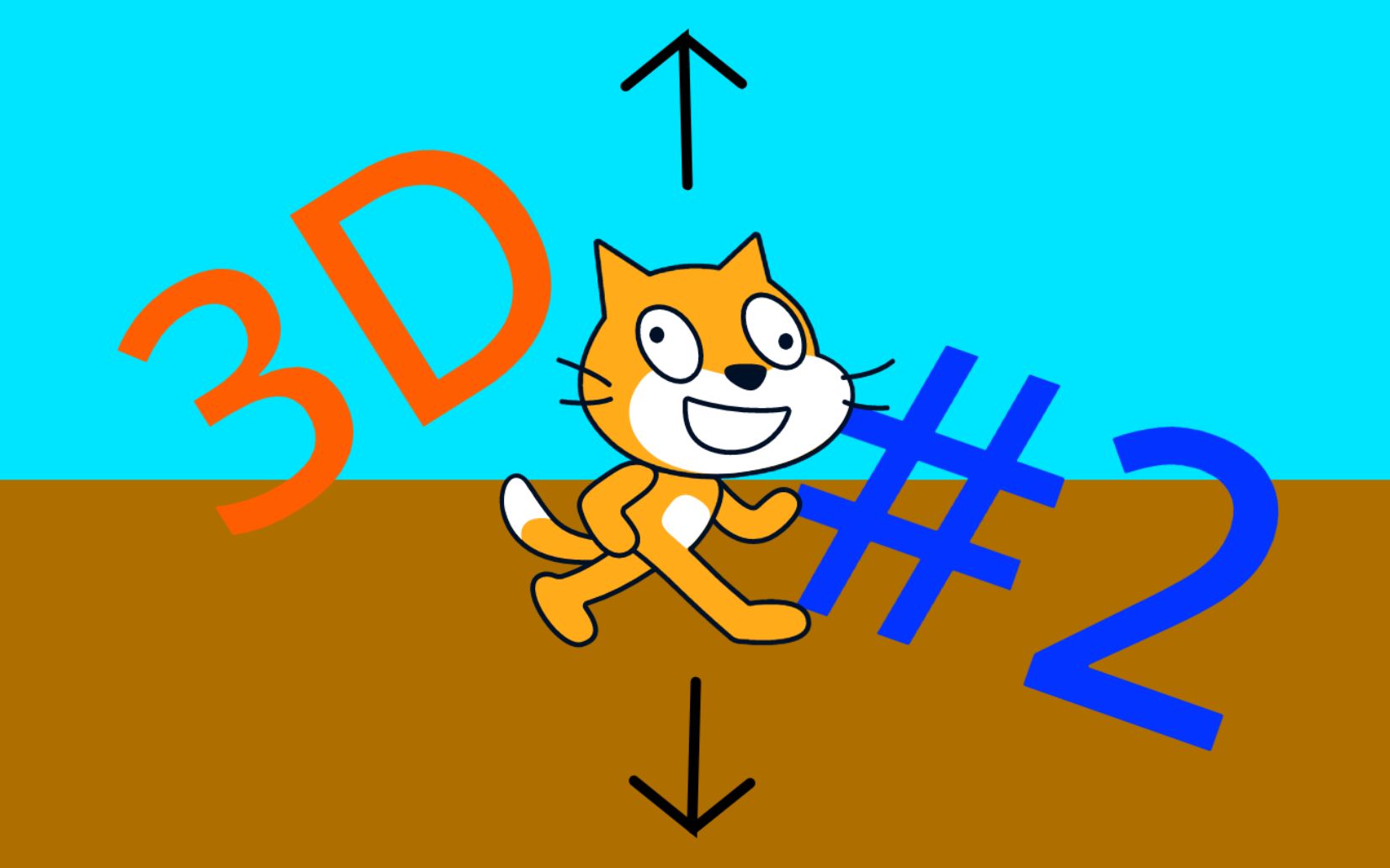 3D游戏增加上下看功能!Scratch3D系列#2