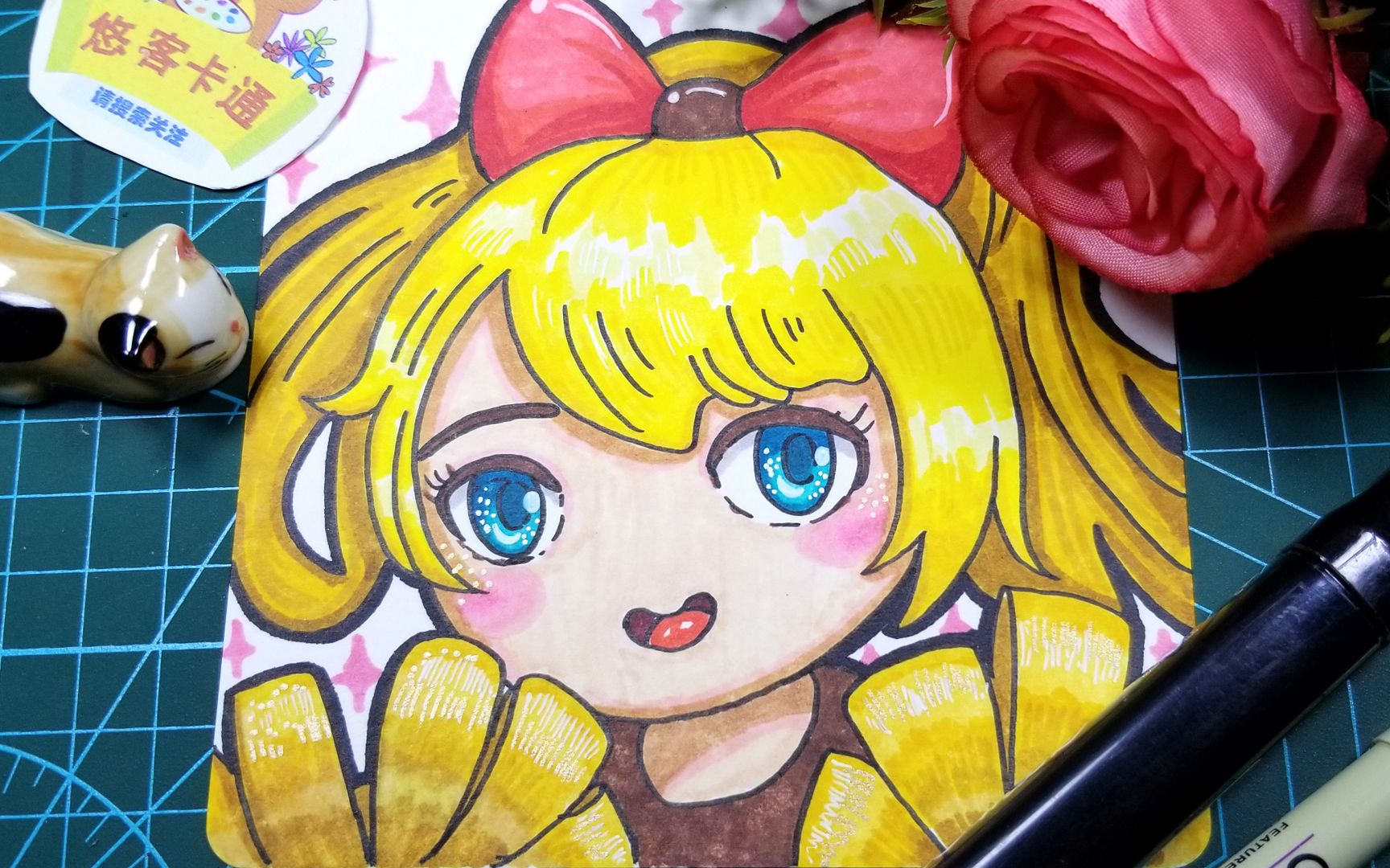 迷你世界头像来啦,今天画的是啦啦队长克莱尔,你觉得她可爱么