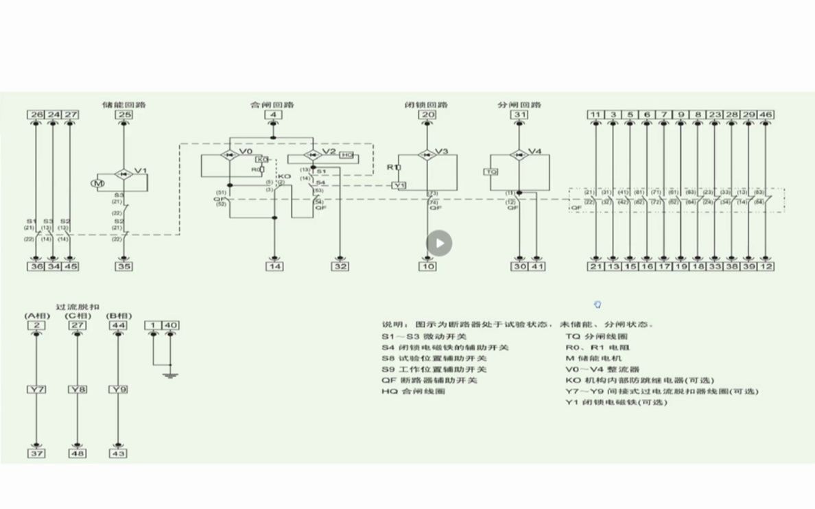 高压真空断路器,二次原理你知道吗,老电工来告诉你