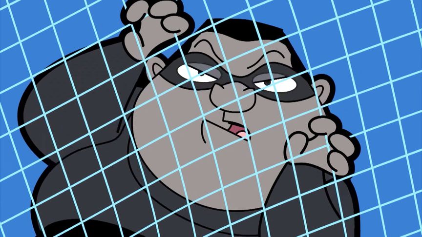 憨豆先生动画版:在超市里抓到了珠宝大盗!