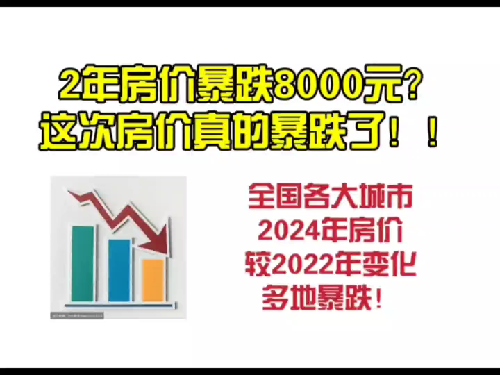 2024年全国各大城市房价排行,各地房价暴跌!大家的躺平思想过于严重!