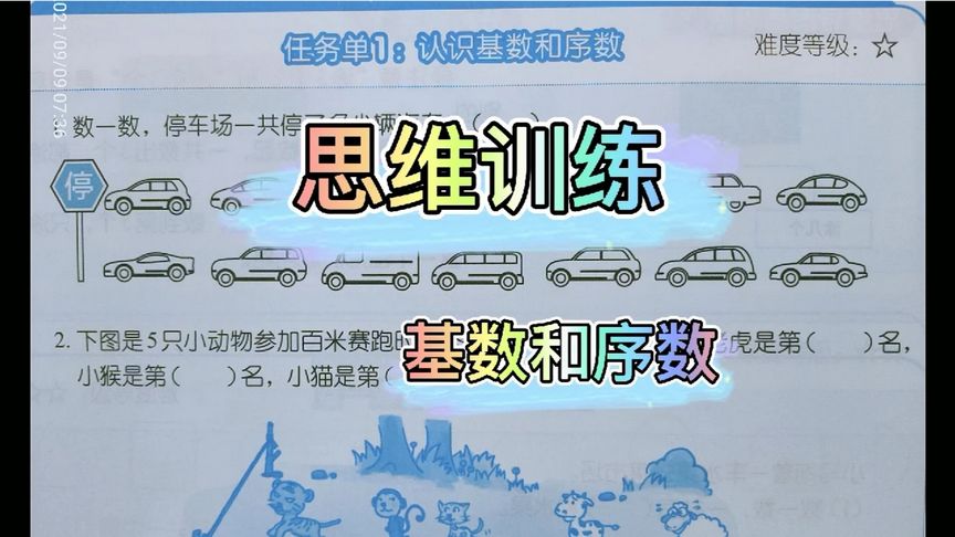 小学数学思维:认识基数和序数