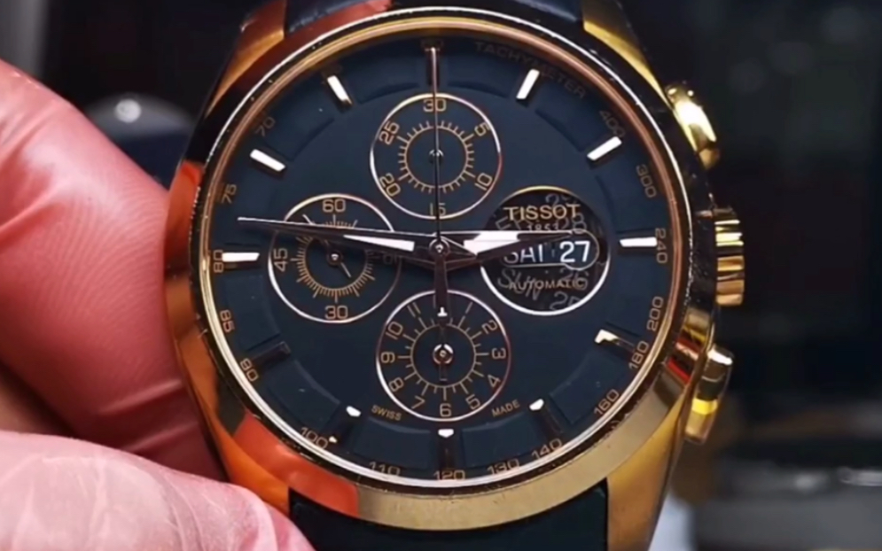 天梭多功能计时,牙让人给打掉了!