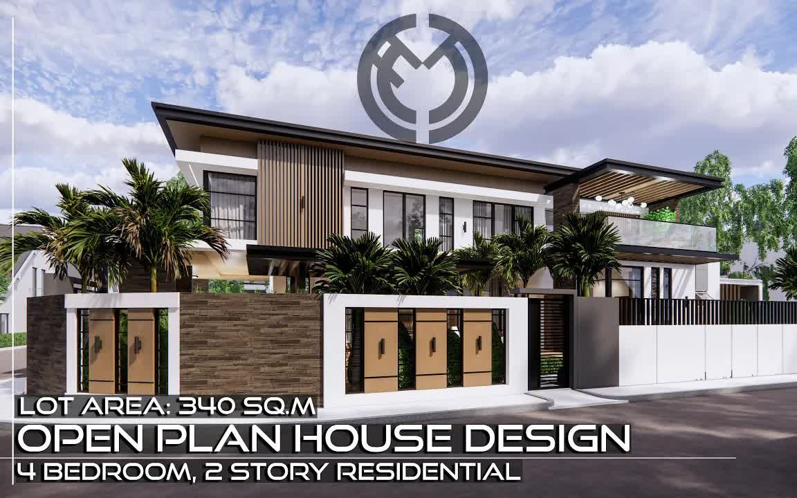 【住宅设计】4卧室 | 340 平方米 | CFCJ Design Lab, 2022.8.12