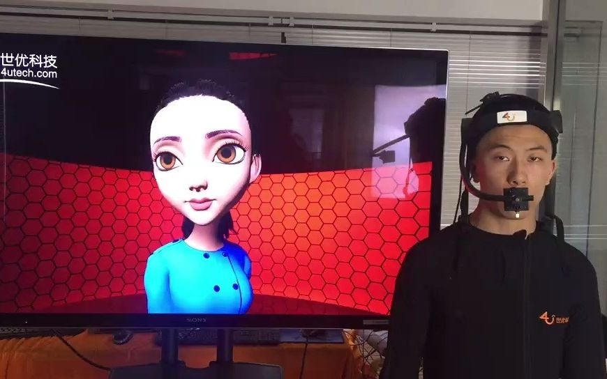 世界顶尖惯性动作捕捉设备,实时驱动虚拟主播技术展示