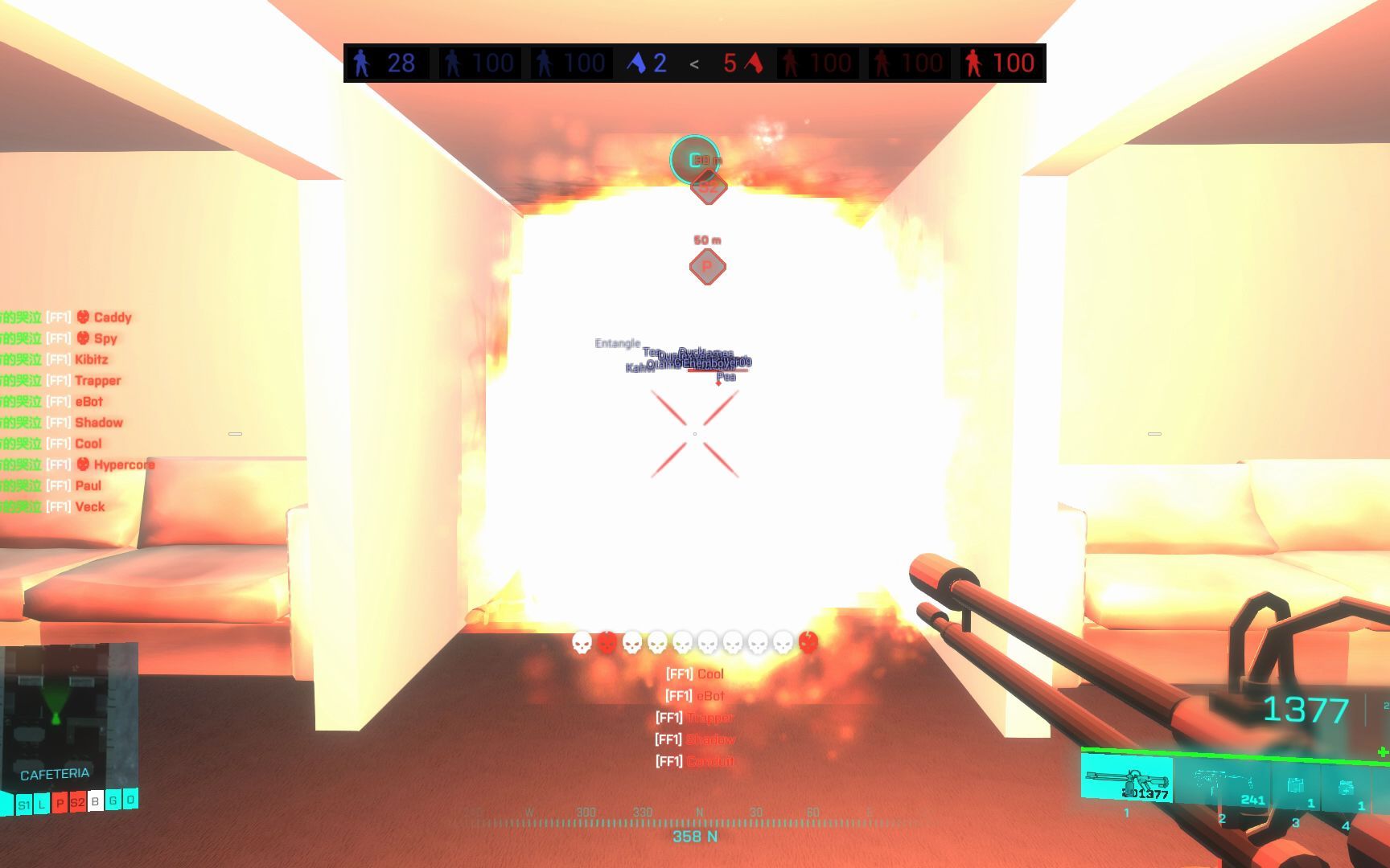 【战地模拟器】火烧连营之喷火器对军刀,一桶燃料消灭将近300个敌人,...