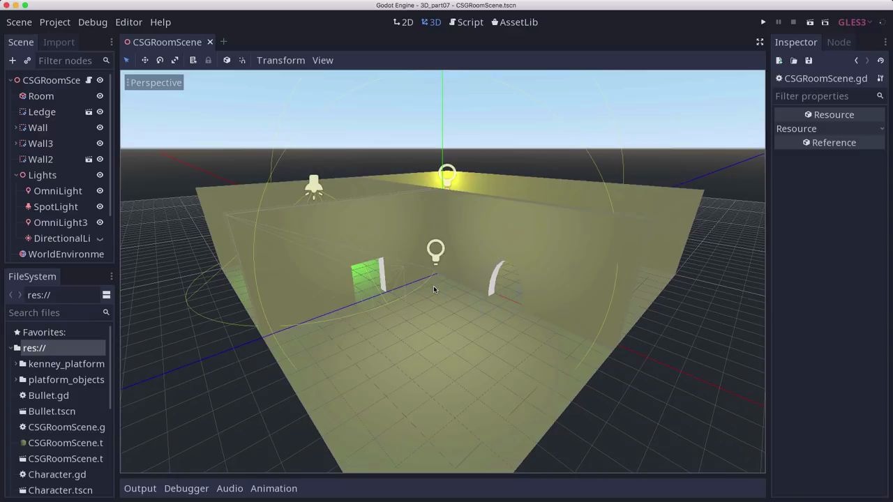 GODOT3.1 3D游戏开发入门教程 【中文字幕】