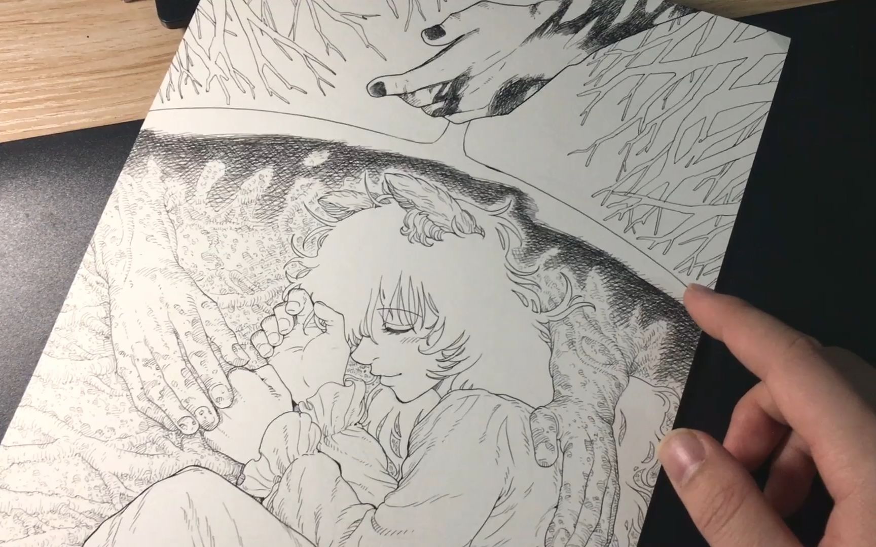 如何使用扫描仪将手绘漫画原稿扫描到电脑里去