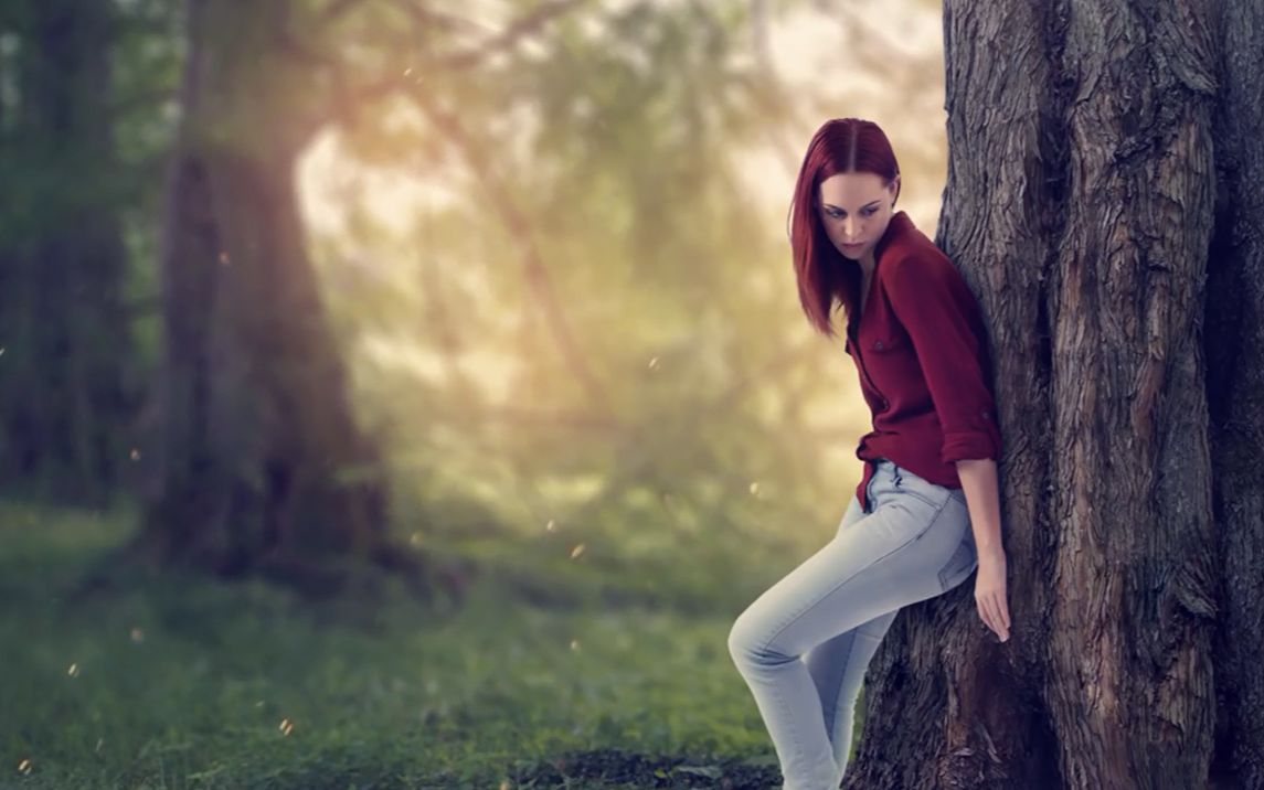 【Photoshop 合成图片教程】幻想场景模糊背景