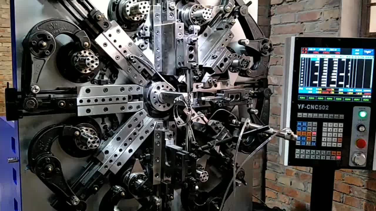 线材折弯成型机生产双钢丝喉箍