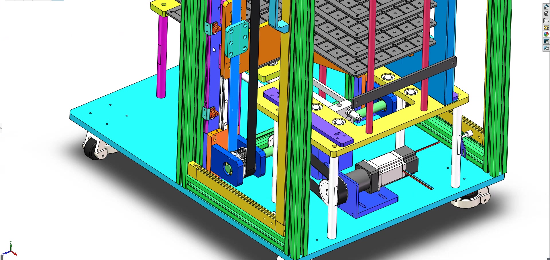 非标自动化设计项目讲解——全自动料盘填充设备同步带与丝杠上料的...