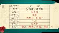 3.3 语文二年级下册第三单元第二课《传统节日》第二课时