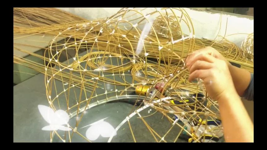 #夏天 #传统手工艺 #醒狮 制作狮头4大工序:扎,扑,写,装