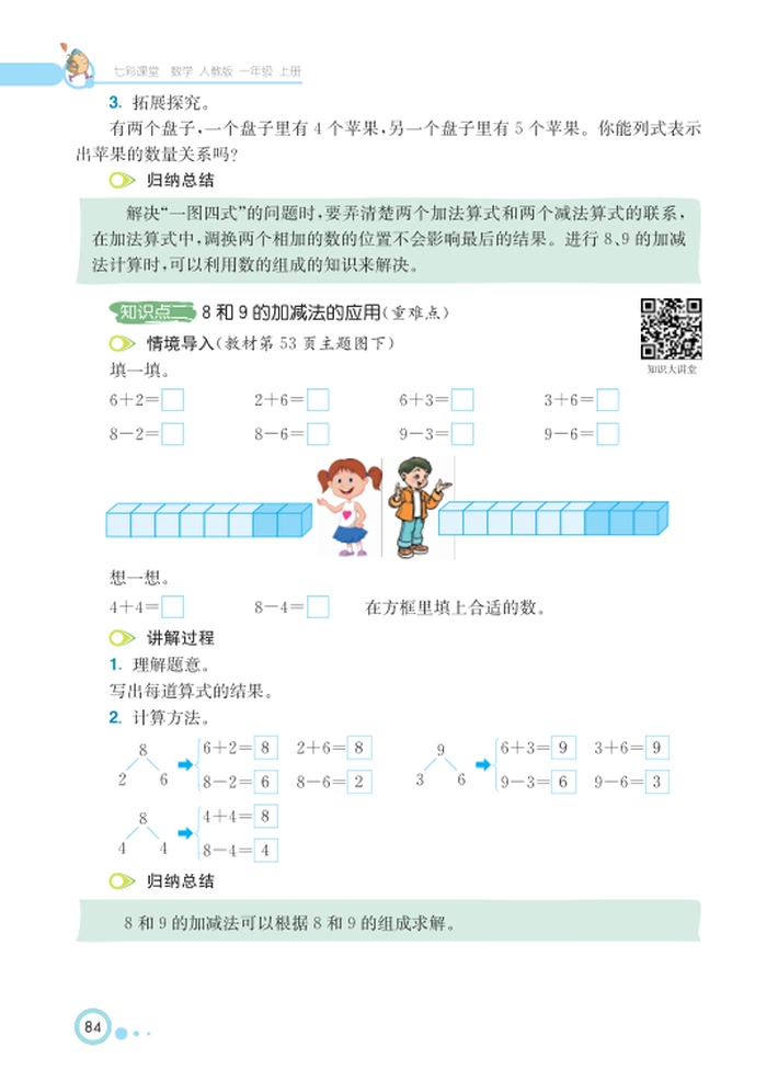 一年级数学上册 教材详解(电子版:点我头像看简介)人教版