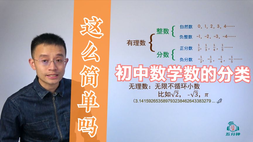 第2节 初中数学数的分类,原来还可以这么理解