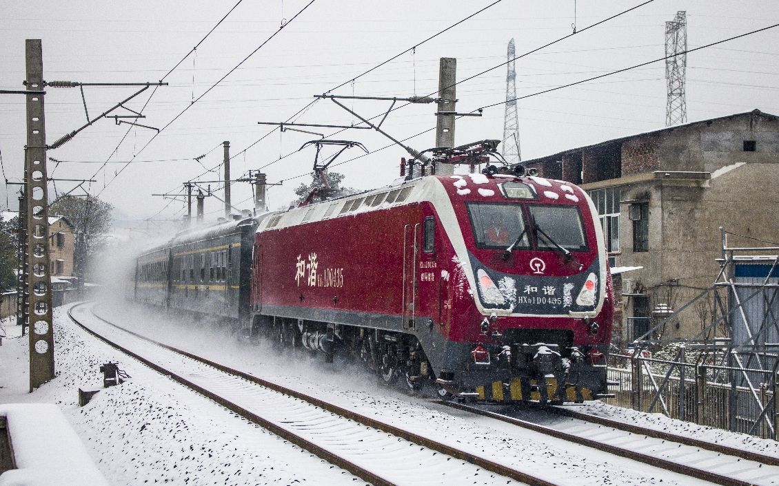 中国HXD1D电力机车 哈尔滨西站「模拟火车2020京哈线」