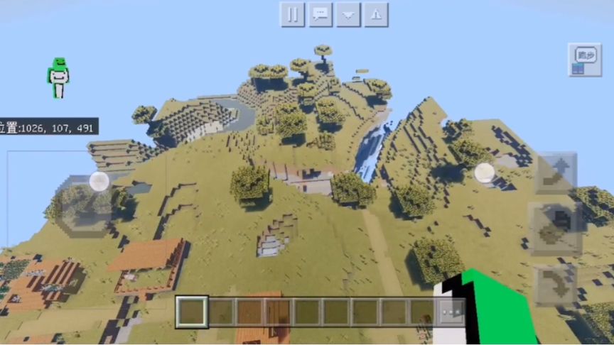 网易我的世界种子288005407,多村庄,还有水上哨塔