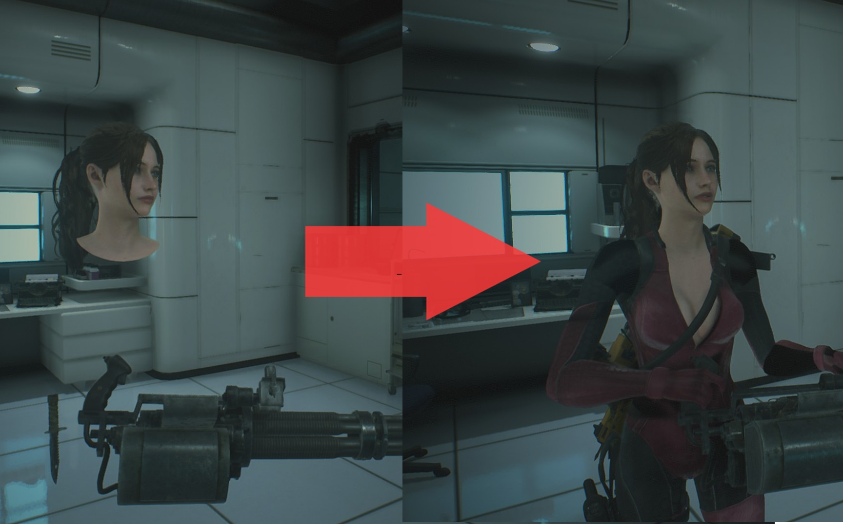 【生化危机2重制版】mod使用教程第二期(克莱尔战斗服mod使用)