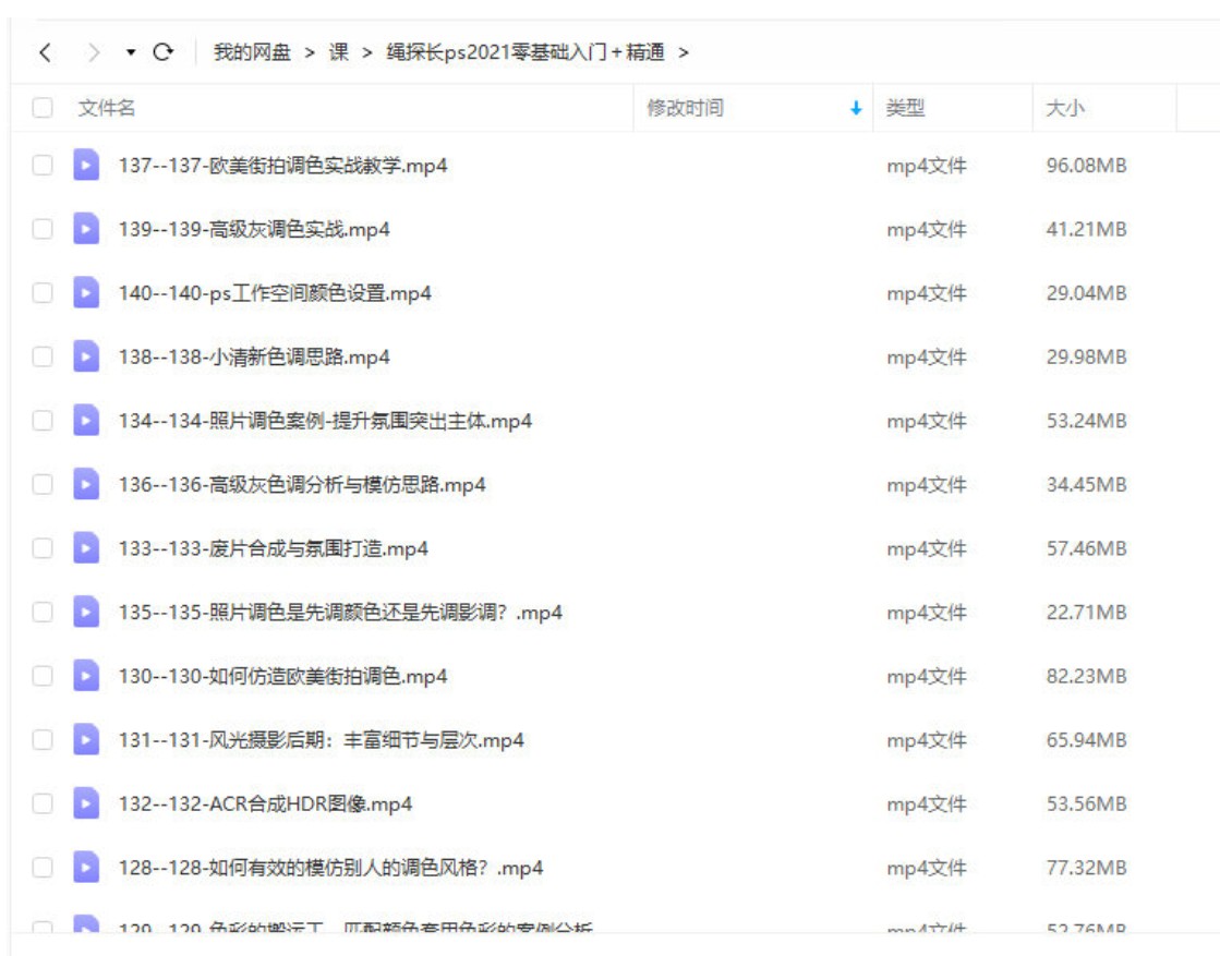 绳探长ps零基础入门+精通