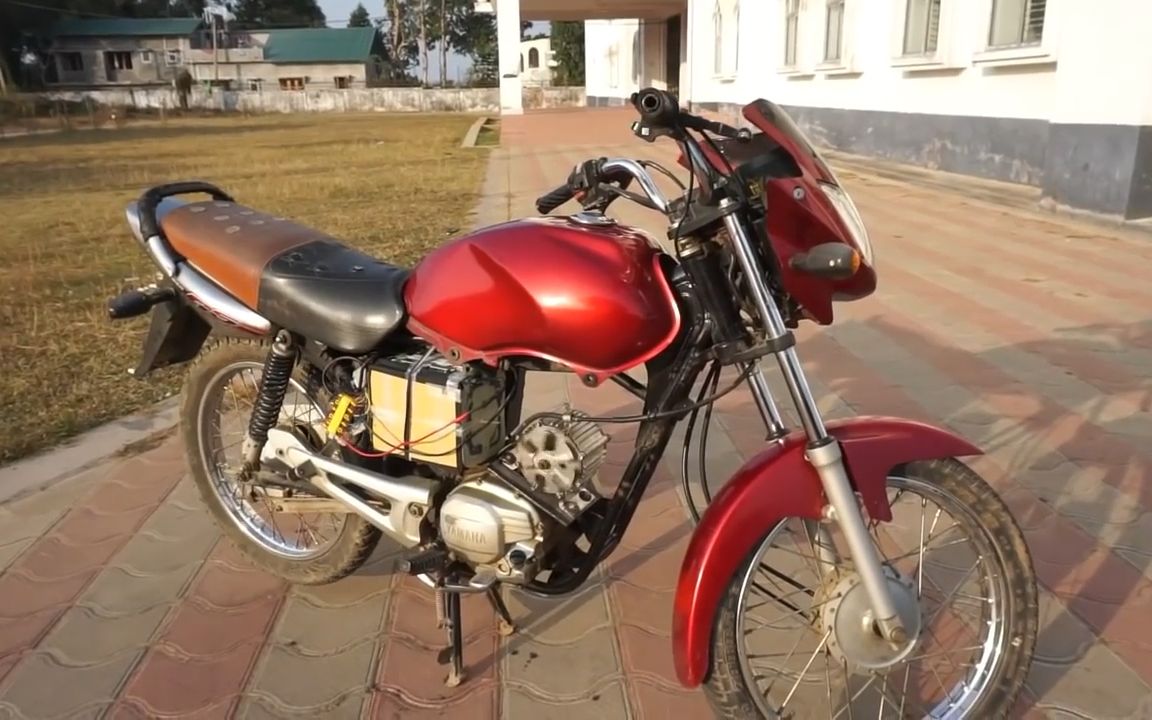 DIY使用750W无刷电机将摩托车转换为时速50km的电动自行车