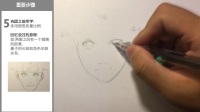 【学画漫画】漫画角色脸部完整绘制过程