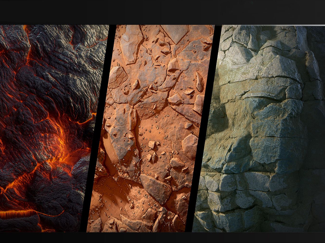 ZBrush资产!碎石头岩石裂纹石头表面笔刷,裂缝划痕破损外表雕刻zb笔刷