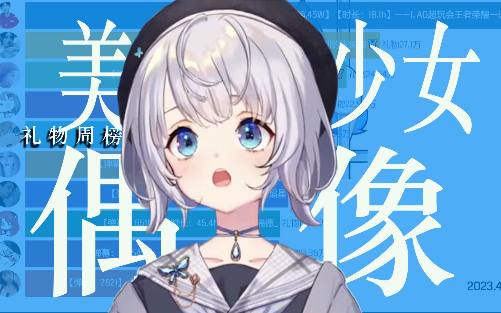 【B榜73期】一周B站主播数据排行榜,雫るる、AG一诺、...