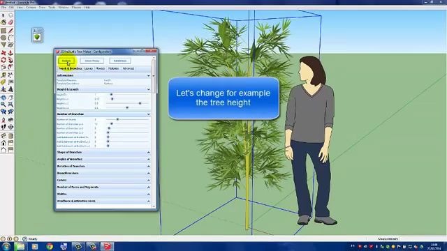 3DArcStudio——SU插件【3DArcStudio 3D Tree Maker】生成树木