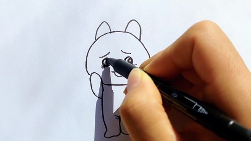 3852. 和弟弟比赛画动画人物,你喜欢哪一个?创意简笔画