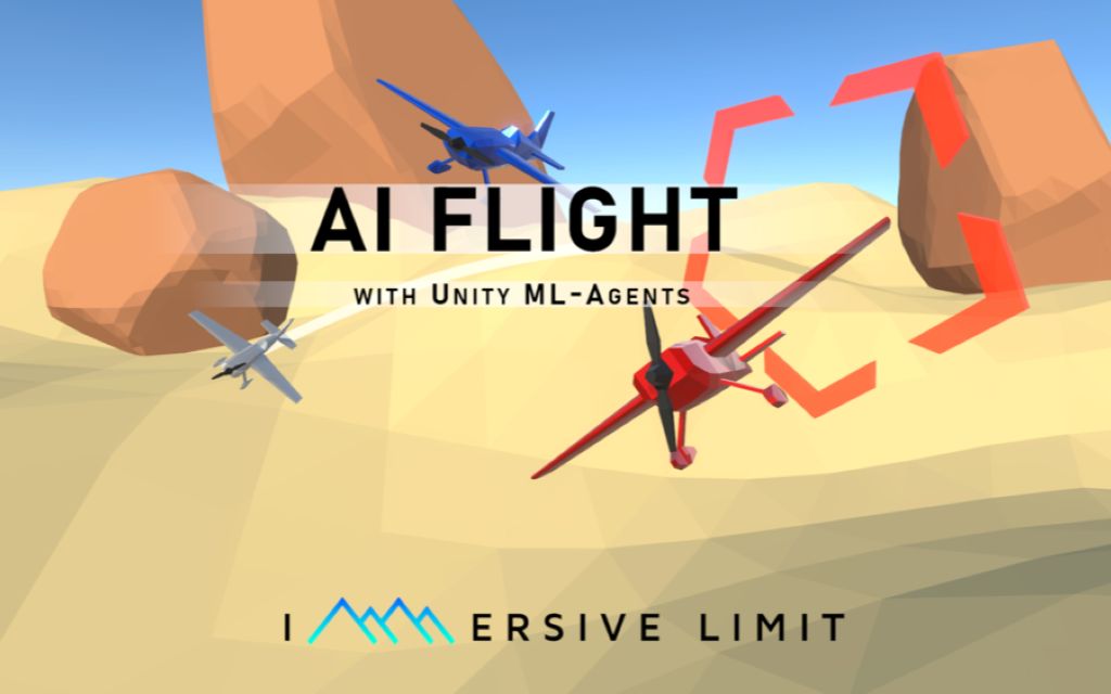 【Unity】使用Unity ML-Agent进行AI飞机飞行(中英双字)