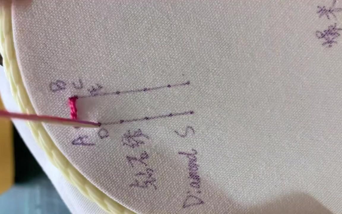 刺绣 手工 继续我们断更很久的针法教程,钻石绣