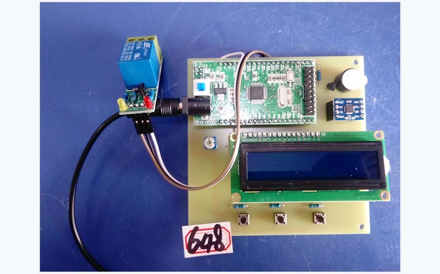 ...陀螺仪角度检测阈值报警水平仪系统歪倒断电系统设计读取MPU6050...