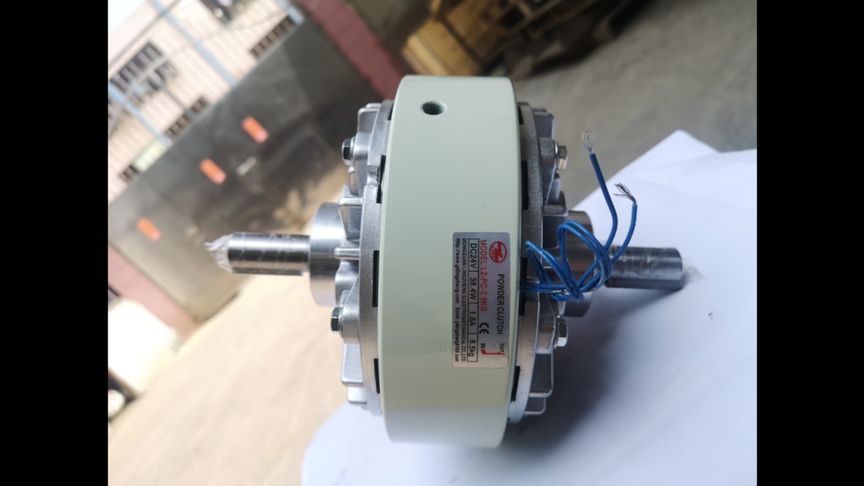 磁粉制动器,磁粉离合器制作过程之一轴承处钻凹槽 菱政机电