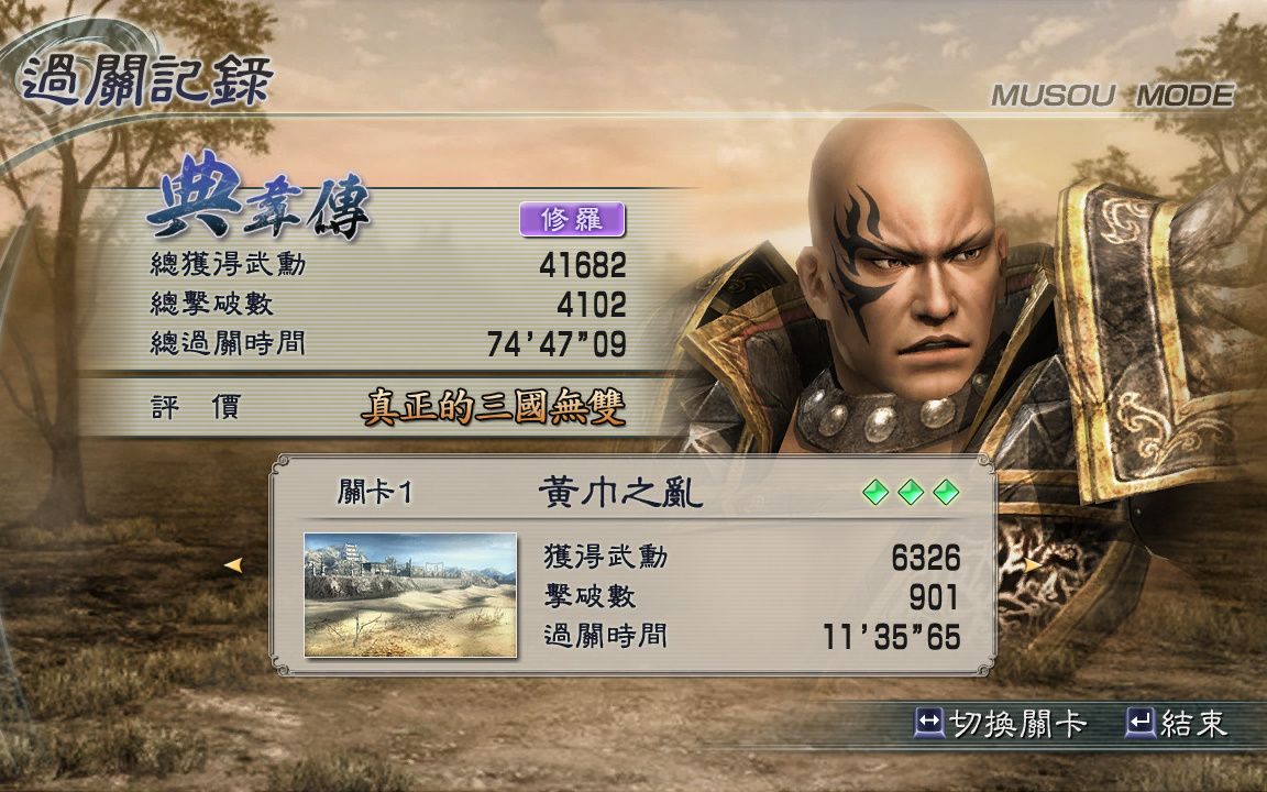 修罗典韦无双传第四关赤壁之战