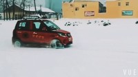 宏瑞电动汽车冬季25厘米雪地驾驶体验!