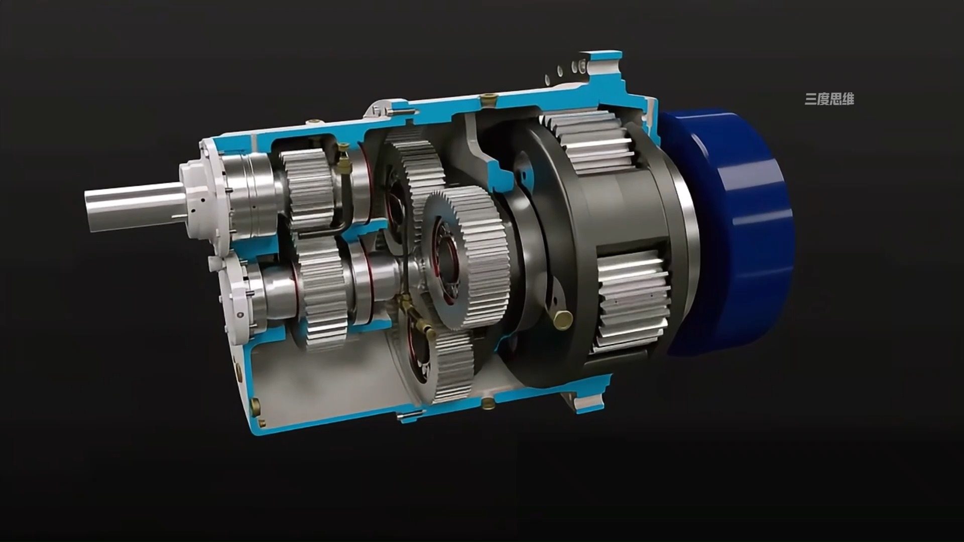 变速箱3d动画 工业仿真动画