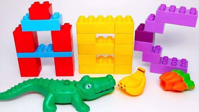 积木玩具拼装ABC字母模型