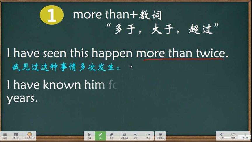 语法语言交际的规则,more than的四种不同语法含义,你能说出来