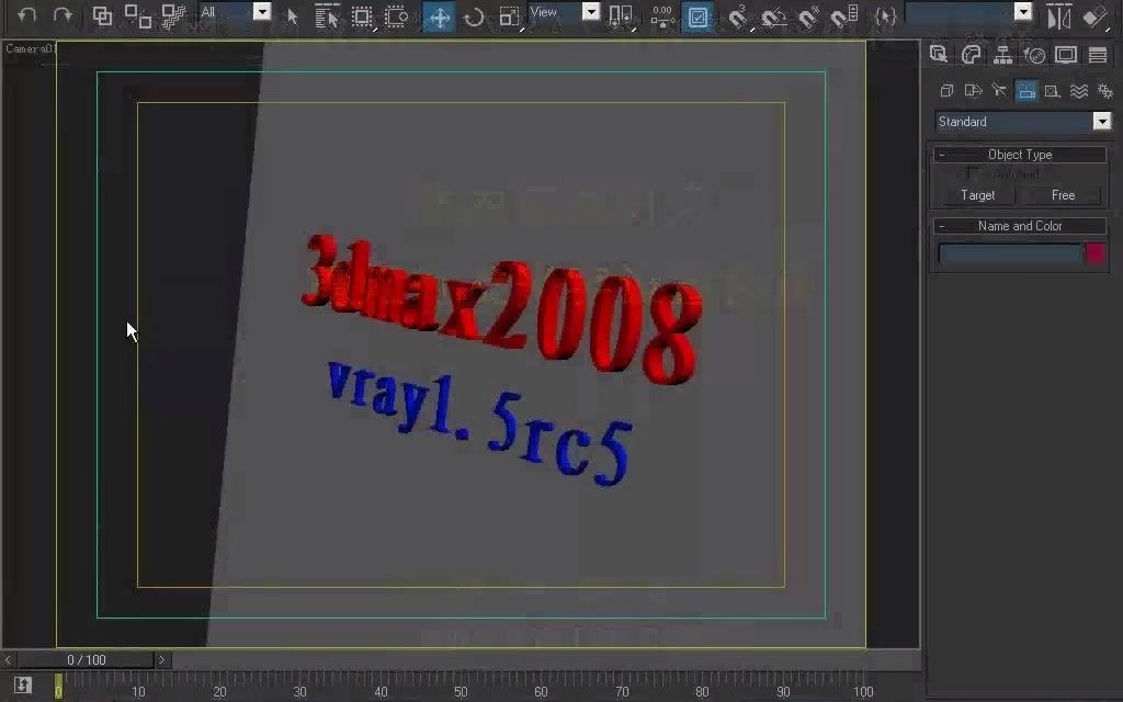 VRAY基础教程030霓虹灯发光字效果