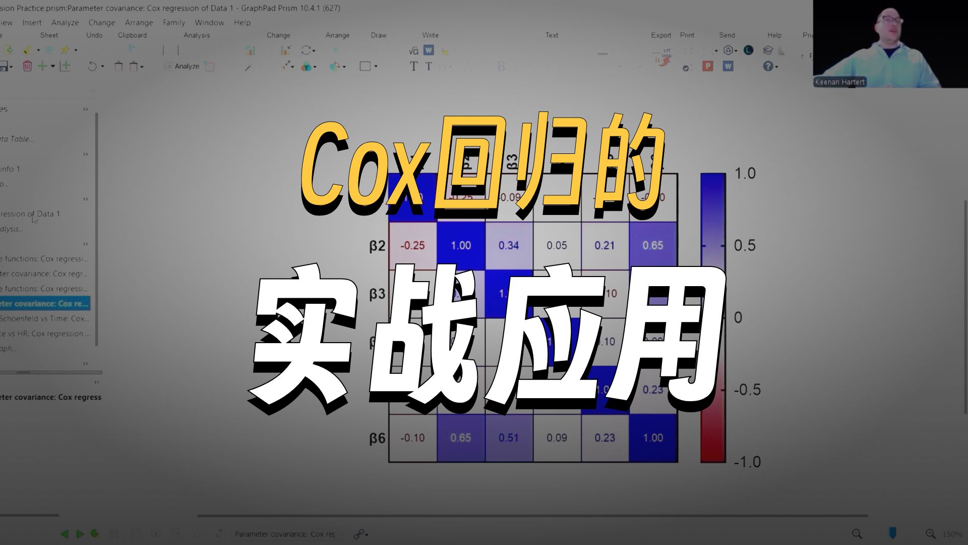 GraphPad Prism 数据分析 - Cox回归分析