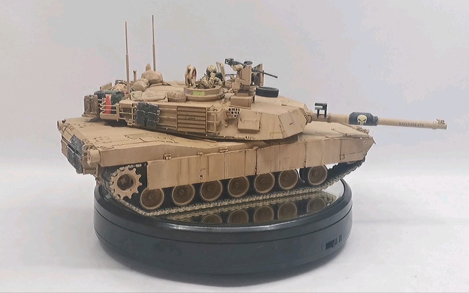 【模型制作】M1A2SEPV2模型成品展示1/35麦田5029