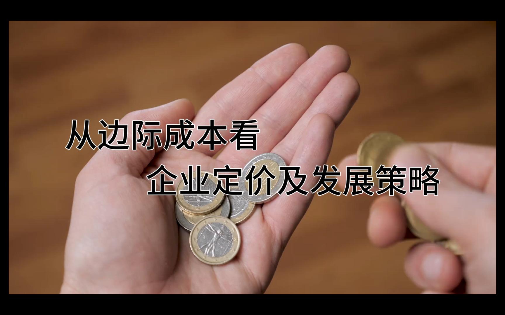 从边际成本看企业定价及发展策略