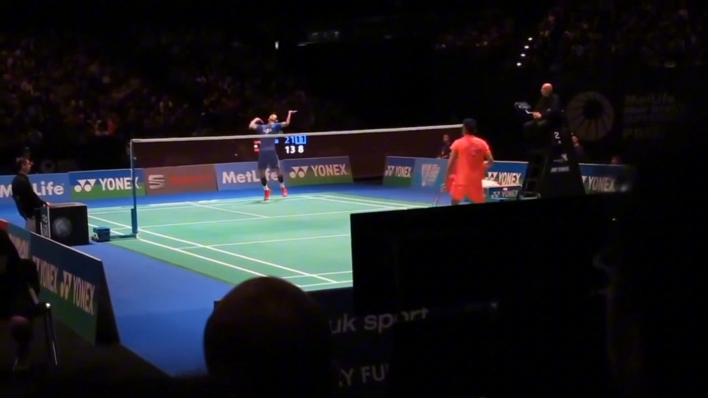 低视角羽毛球:林丹vs谌龙