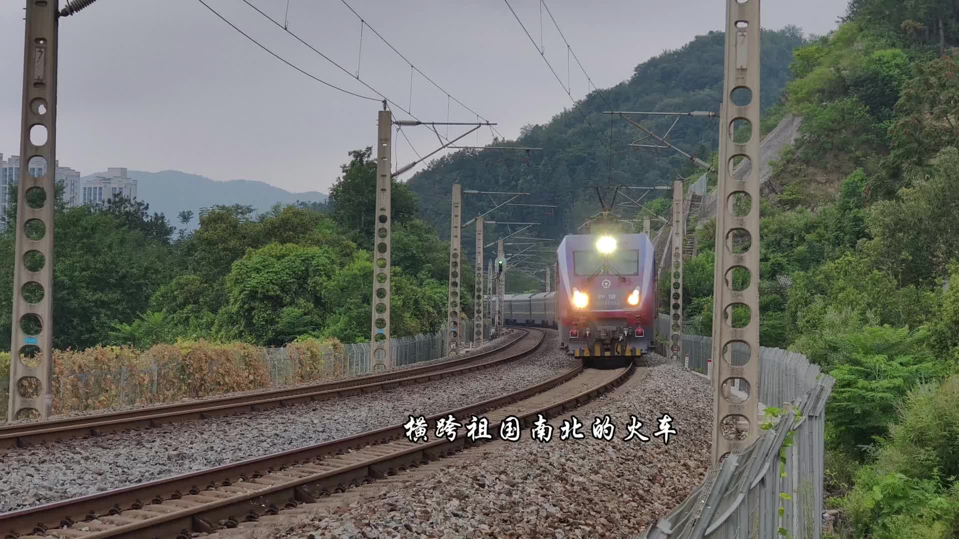 横跨祖国南北的火车,由哈尔滨西开往海口的Z111次列车通过,该车途径...