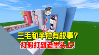 迷你世界小游戏墨渊 第167集 迷你世界:三毛和半拉有故事?三毛打假打...