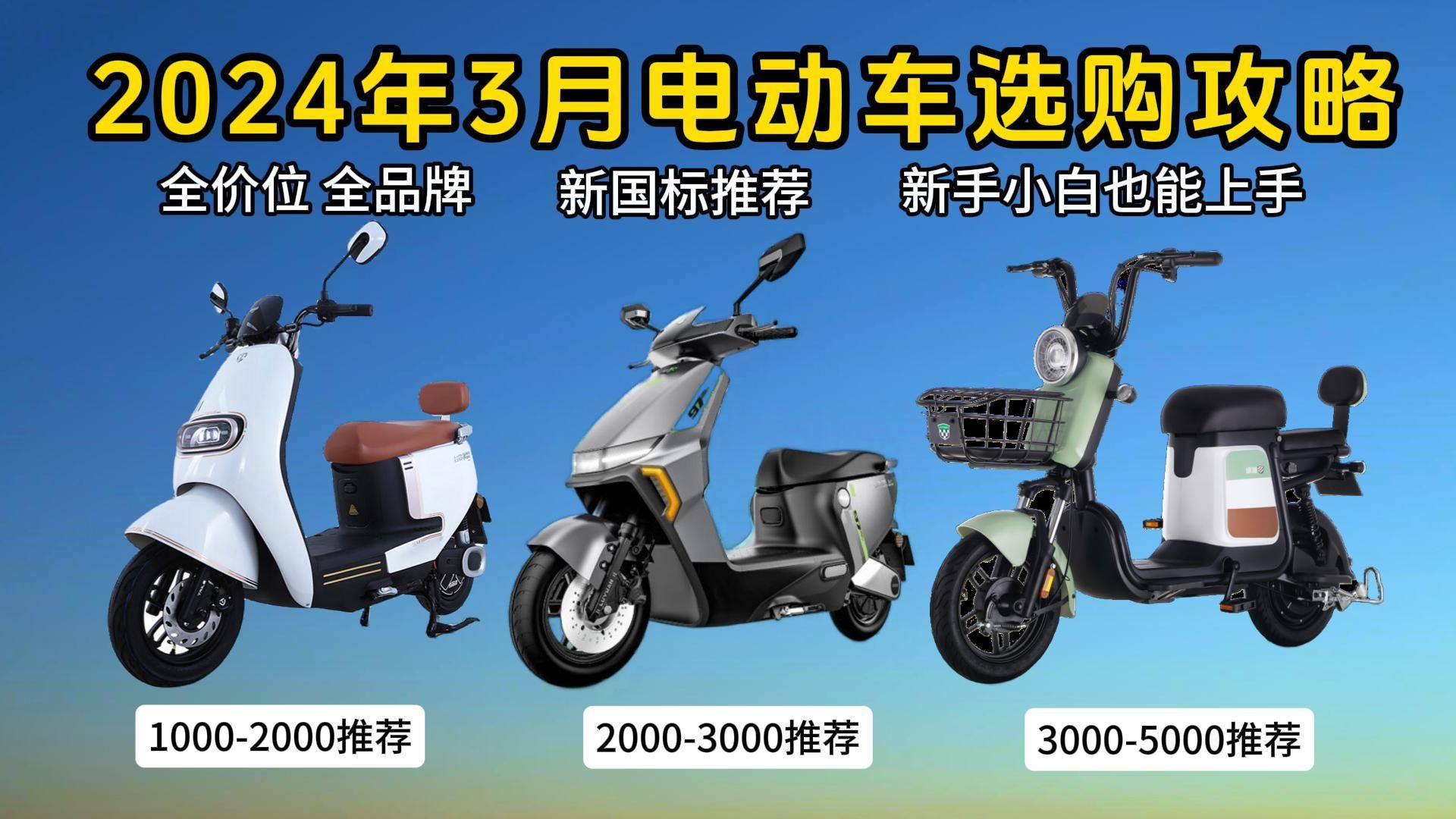 『2024年』电动车该怎么选?什么品牌电动车比较好?电动车优选品牌|...