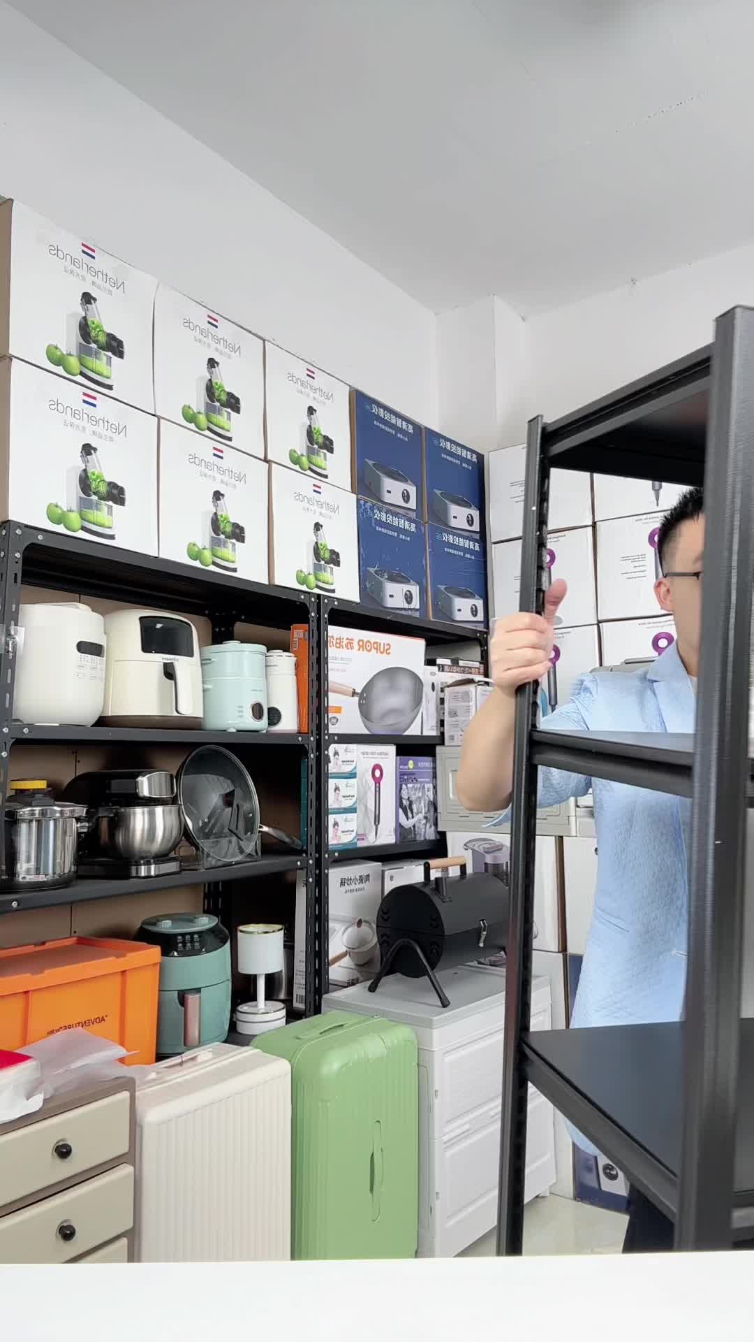 全碳钢!承重300斤的置物架,三道喷漆不生锈,规格很齐全,价格好划算#...