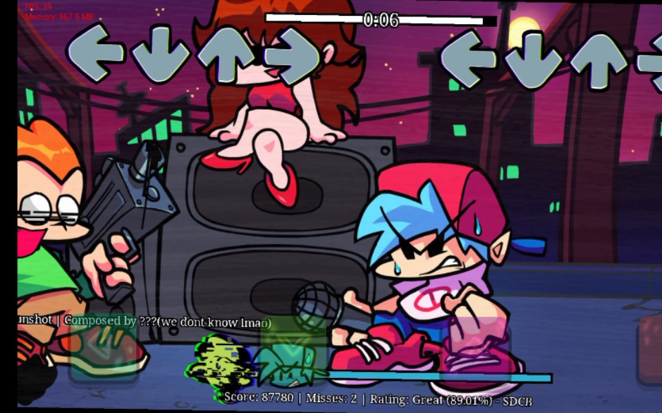 FNF粉丝自制错误化PICO第一阶段通关