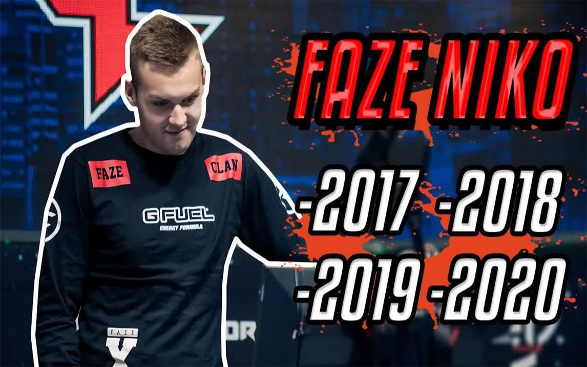 【CSGO】NiKo在FaZe时期的精彩操作集锦!_电子竞技热门视频