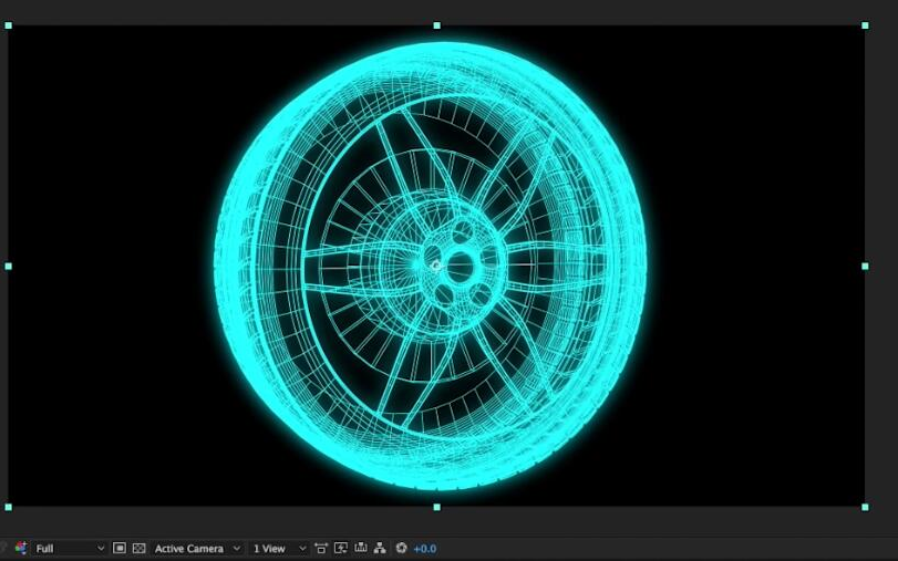 C4D&AE 三维线框渲染合成教程 Create 3D wireframe animations ...